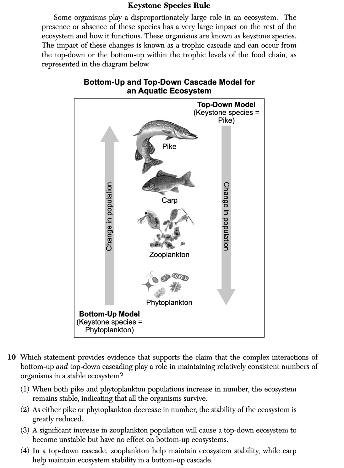 Keystone Species Rule | NY Science Standards Wiki